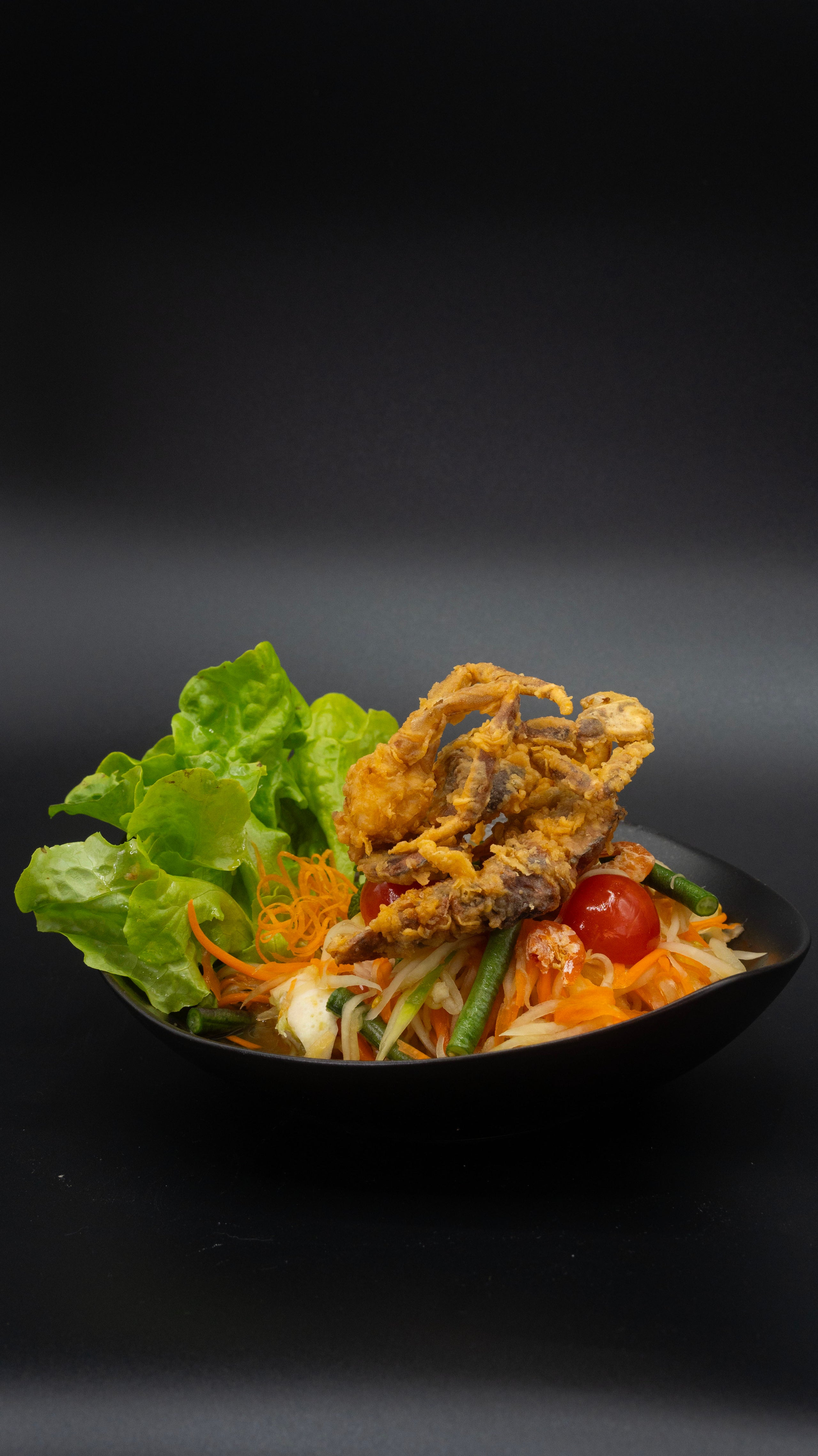Soft Shell Crab Som Tum (Papaya Salad) | Madame Thai